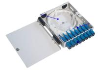 China Mini Wall Mounting Box Clamshell FTTD / FTTH Optic Termination Box DSL for sale