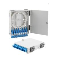 China Mini Wall Mounting Box Clamshell FTTD / FTTH Optic Termination Box DSL for sale
