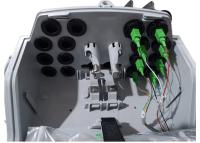 China 16 Port FTTH Fiber Optic Termination Box Waterproof MINI Termination Box IP68 for sale