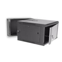 China Chassis Server Rack Wall Mount Rack Cabinet 1.2mm 6U Glass Door for sale
