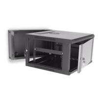 China Chassis Server Rack Wall Mount Rack Cabinet 1.2mm 6U Glass Door for sale