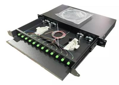 China ODF Fiber Optic Distribution Unit Box Fc Drawing Type 19inch for sale