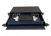 China ODF Fiber Optic Distribution Unit Box Fc Drawing Type 19inch for sale