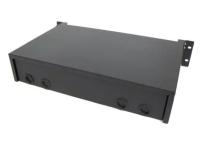 China 2U 48 Port Fiber Optic Patch Panel Light Fc Simplex Slide Out ODF for sale