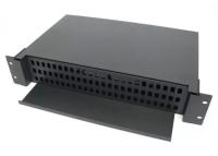China 2U 48 Port Fiber Optic Patch Panel Light Fc Simplex Slide Out ODF for sale