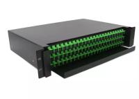 China 2U 48 Port Fiber Optic Patch Panel Light Fc Simplex Slide Out ODF for sale