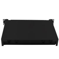 China 12 Core Fiber Optic Patch Panel FC Rack Mount ODF Pigtail Pull Out for sale