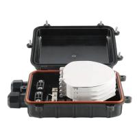 China Horizontal / Inline Joint Closure Box Waterproof Fiber Splice Enclosure Box for sale