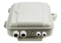China LGX Fiber Optic PLC Splitter 1x32 SMC+ABS Simplex / Duplex Grey for sale