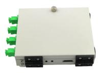 China Mini Wall Mount 4 Port Fiber Termination Box SC Clamshell FTTD for sale