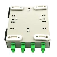 China Mini Wall Mount 4 Port Fiber Termination Box SC Clamshell FTTD for sale