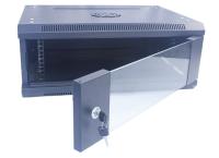 China Single Section 4U Server Rack Cabinet Reinforced Wall Mount With Fan for sale