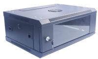 China Single Section 4U Server Rack Cabinet Reinforced Wall Mount With Fan for sale