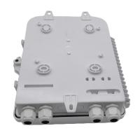 China White Fiber Optic Splitter Box LC 1x16 PLC Splitter Wall Mount for sale