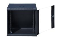China 12U Glass Door Wall Mount Network Server Cabinet Enclosure 19 Inch 600x450 Rack for sale