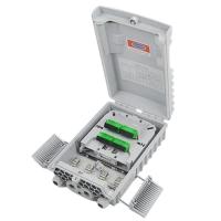 China SM / MM Fiber Optic Splitter Box Light Grey 1x8 PLC Splitter for sale