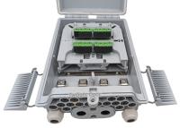 China SM / MM Fiber Optic Splitter Box Light Grey 1x8 PLC Splitter for sale