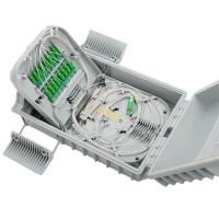 China SM / MM Fiber Optic Splitter Box Light Grey 1x8 PLC Splitter for sale