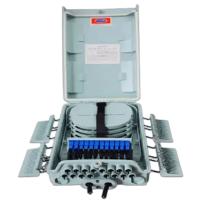 China 120F Fiber Optic Terminal Box Wall Mount 16Port Aerial Hanging for sale