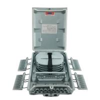China 120F Fiber Optic Terminal Box Wall Mount 16Port Aerial Hanging for sale