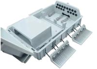 China 18F 16 Port Fiber Optic Splitter Box 1*16 LGX PLC Wall Mount for sale