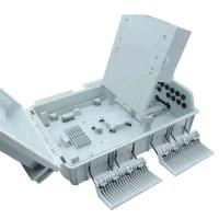China 18F 16 Port Fiber Optic Splitter Box 1*16 LGX PLC Wall Mount for sale