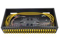 China Fixed Fiber Optic Rack Mount Enclosure 12 Core Patch Panel 1U St Upc Adapter​ for sale