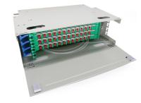 China 48 Core FC 1U 19 Rack Mount Enclosure ODF Distribution Frame for sale