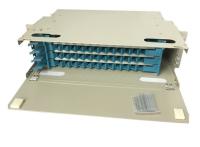 China ODF Optic Distribution Unit Singemode 48 Port Fiber Optic Patch Panel LC for sale