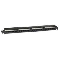China UTP 24 Port CAT6 Patch Panel 1U Keystone Patch Panel Blank RJ45 for sale