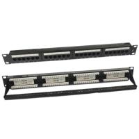 China UTP 24 Port CAT6 Patch Panel 1U Keystone Patch Panel Blank RJ45 for sale