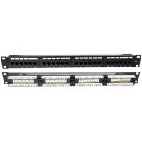 China 1U Blank Keystone Patch Panel Unshielded 24 Port CAT5E Patch Panel for sale