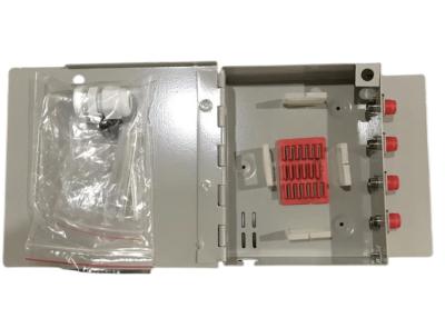 China FTTH Mini Wall Mount Fiber Optic Terminal Box 8Port SC / LC / ST / FC for sale