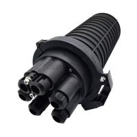 China 144 Cores Optical Cable Junction Box Dome Type 6 Port Fiber Splice Closure PC Plastic for sale