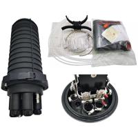 China 144 Cores Optical Cable Junction Box Dome Type 6 Port Fiber Splice Closure PC Plastic for sale