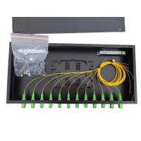 China 12 Ports Fiber Patch Panel ODF 1U Optical Fiber Terminal Box SC Pigtail Adapter for sale