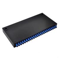 China 24 Port 1U Rack Mount Fiber Optic Patch Panel With SC/UPC Adapter for sale