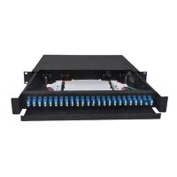 China LC Duplex Fiber Optic Patch Panel Connector Type Termination Box for sale