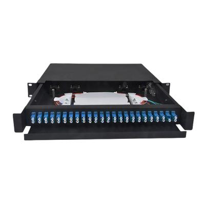 China LC Duplex Fiber Optic Patch Panel Connector Type Termination Box for sale