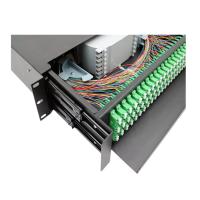 China LC Duplex Pre Terminated Fiber Optic Enclosure Black Color for sale