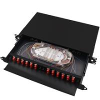 China 48 Core Metal Fiber Optic Patch Panel LC Duplex for sale