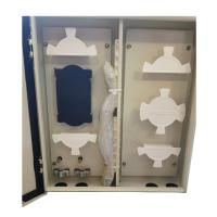 China Outdoor Waterproof Metal Wall Mount Fiber Enclosure 144 Fibers Max Capacity for sale