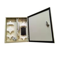 China 48 Ports Wall Mount Panel IP68 Protection 144 Fibers Max Capacity Black Color for sale