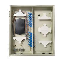 China 48 Ports Wall Mount Panel IP68 Protection 144 Fibers Max Capacity Black Color for sale