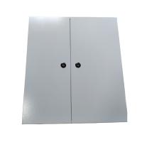 China Wall Mount 72 Fibers Optical Distribution Frame Metal Dual Door Dual Locks for sale