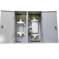 China Wall Mount 72 Fibers Optical Distribution Frame Metal Dual Door Dual Locks for sale