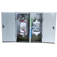 China Wall Mount 72 Fibers Optical Distribution Frame Metal Dual Door Dual Locks for sale
