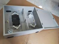 China 72Port Single Door Wall Mount Fiber Enclosure 72fibers (SC/SX) Grey / Customized for sale