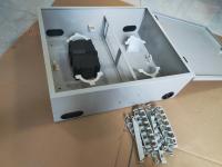 China LC/DX One Door Wall Mount Fiber Optic Enclosure APC/UPC Grey ODF 72Port 144Core for sale