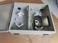 China Customized 72Port 144Core SC/LC/FC/ST 1-Door Wall Mount Fiber Enclosure Metal ODF for sale
